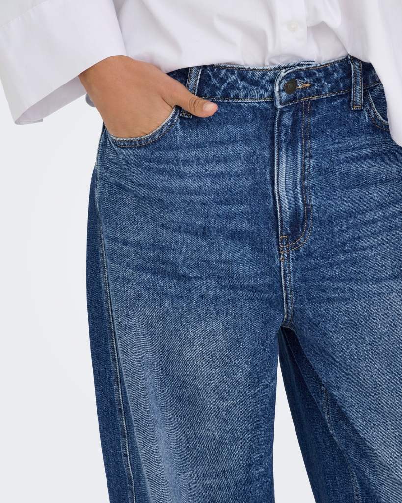 JDY Susie Barrel Jeans Blå – Btrendy.dk